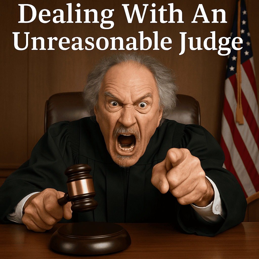 Dealing with an Unreasonable Judge | MankatoFamilyLaw.com